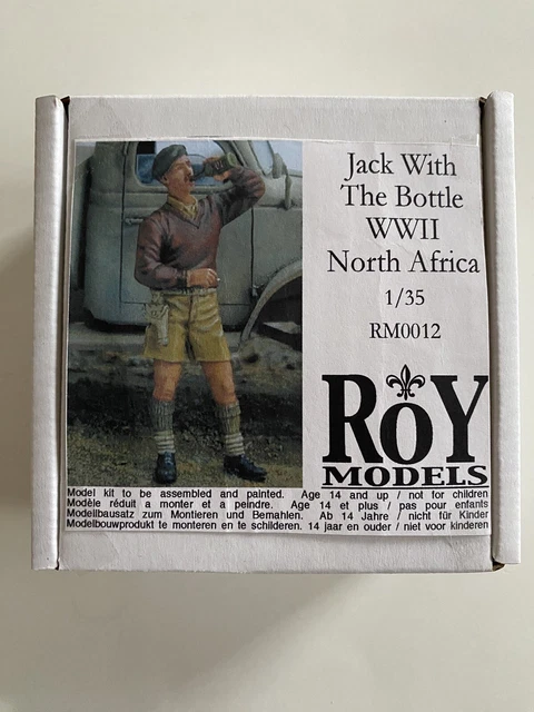 ROY MODELS 1/35 British Soldier North Africa WWII Resin Figure $9.99 ...