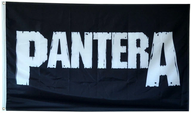 QUALITY PANTERA FLAG 150 x 90cm Banner for the Man Cave Band Logo Heavy ...