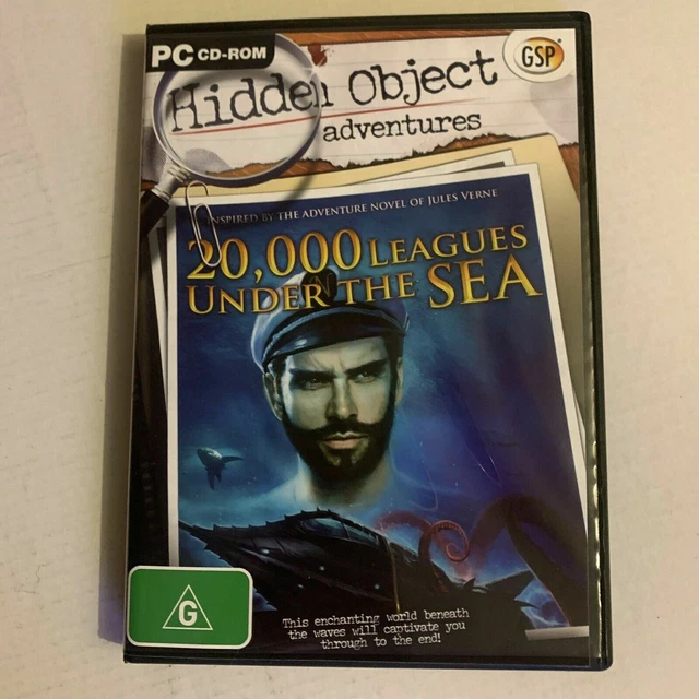 20,000 LEAGUES UNDER the Sea - PC Windows CD-ROM GSP Hidden Object Game ...