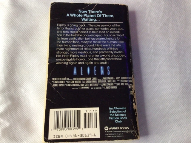 ALIENS - ALAN Dean Foster - 1986 Prima stampa libri Warner EUR 4,85 ...