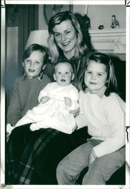 MRS RONALD FERGUSON with his three children. - Vintage Photograph ...