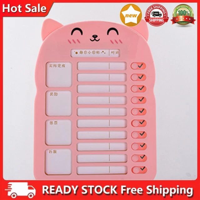 DAILY ROUTINE CHART Cute Portable Chore Chart Memo Board Manage Kids Good Habits EUR 9,15 ...