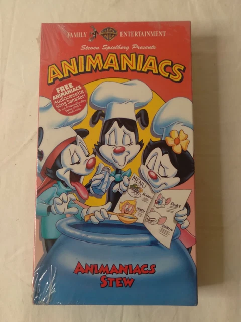 SEALED NEW STEVEN Spielberg Animaniacs: Animaniacs Stew VHS 1995 BRAND ...