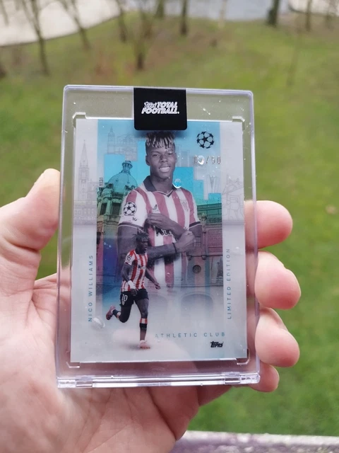 TOPPS TOTAL FOOTBALL Nico Williams Limited Edition /50 First Of The ...