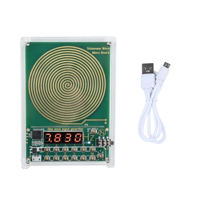 ADJUSTABLE FOR SCHUMANN Wave Generator 7.83Hz Portable Sine Wave for ...