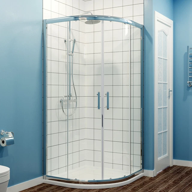 QUADRANT SHOWER CUBICLE Walk In Corner Shower Enclosure 6/8mm Tempered Glass EUR 165,04 ...