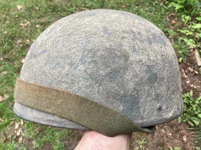 VINTAGE BRITISH ORIGINAL ww2 pattern despatch rider tank crew helmet £ ...