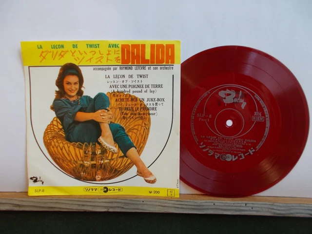 DALIDA LA LECON DE TWIST AVEC rarissime flexi-disc rouge Made in Japan 1962 EUR 180,00 - PicClick FR