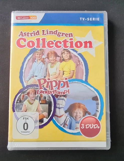 ASTRID LINDGREN COLLECTION Pippi Langstrumpf 3 DVD Set 2014 Neu / OVP ...