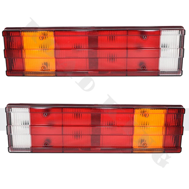 2X RÜCKLEUCHTE 12V LKW Heckleuchte Hochwertig für Mercedes Benz ...