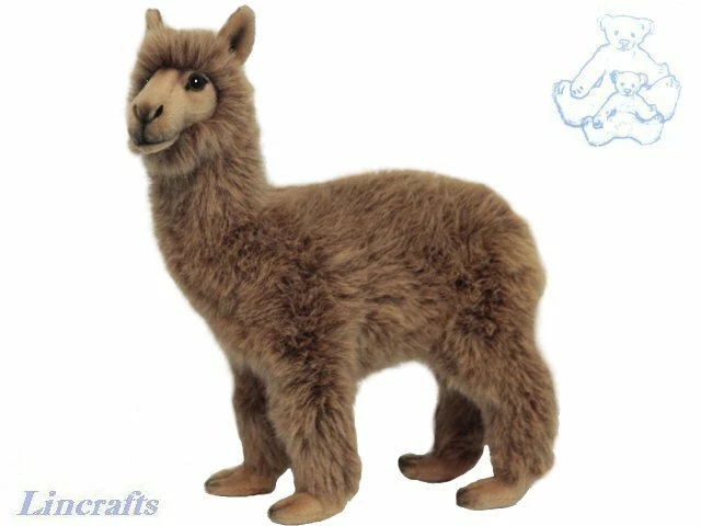 HANSA BROWN ALPACA 6028 Plush Soft Toy Sold by Lincrafts UK Est 1993 £ ...