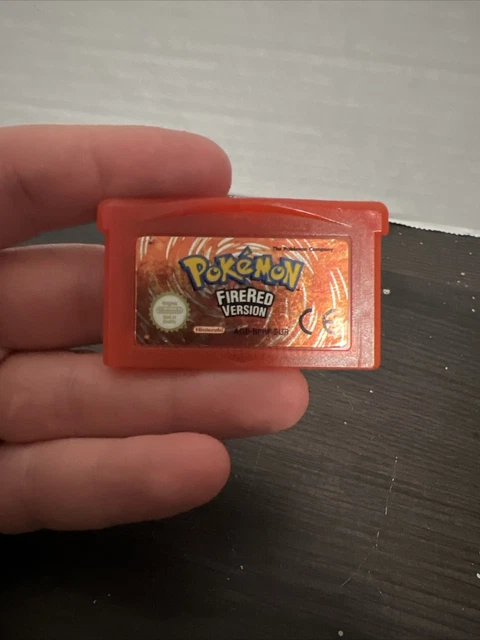 POKEMON FIRERED FIRE Red Authentic Nintendo Game Boy Advance Tested ...