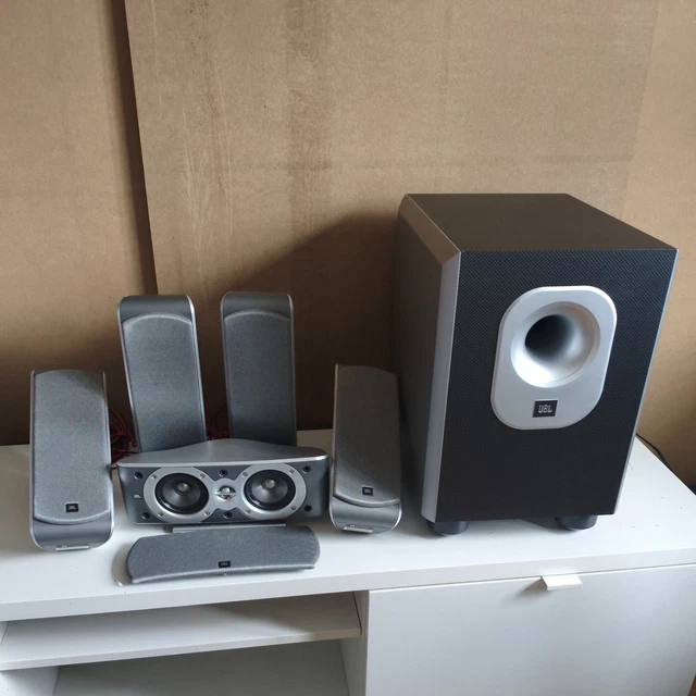 JBL 5.1 SURROUND Sound Speakers 100W +Sub 8Ohms SCS260SAT - SCS260CEN ...