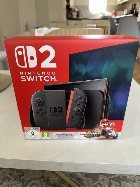 NINTENDO SWITCH 2 Console Mario Kart World Bundle. BRAND NEW IN BOX £ ...