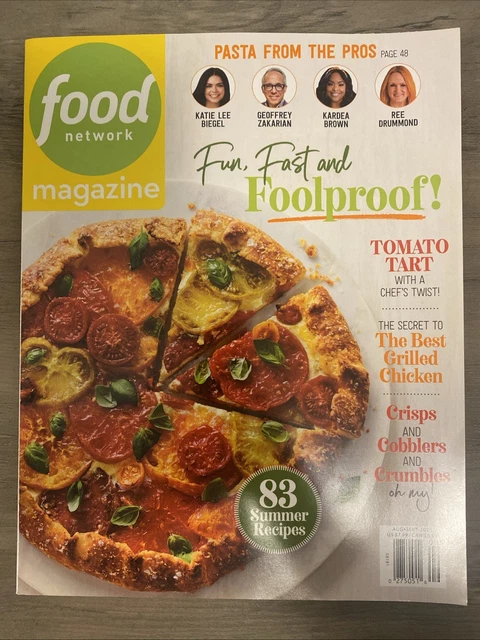 FOOD NETWORK magazine Aug September 2025 Fun Fast & Foolproof $12.99 ...