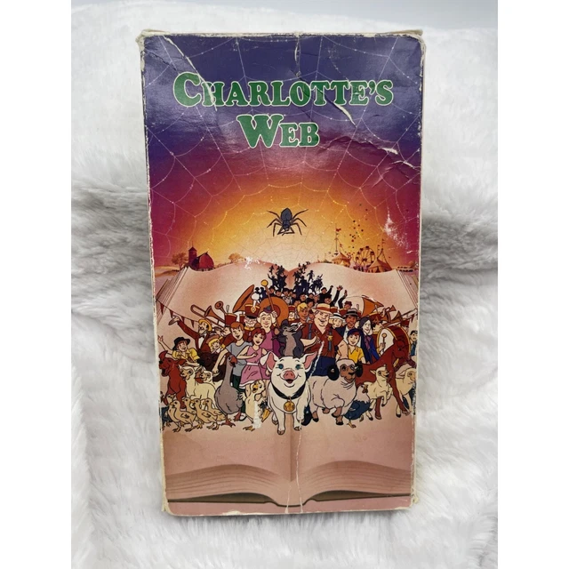 CHARLOTTE'S WEB VHS, Animated Cartoon Movie Henry Gipson Debbie ...