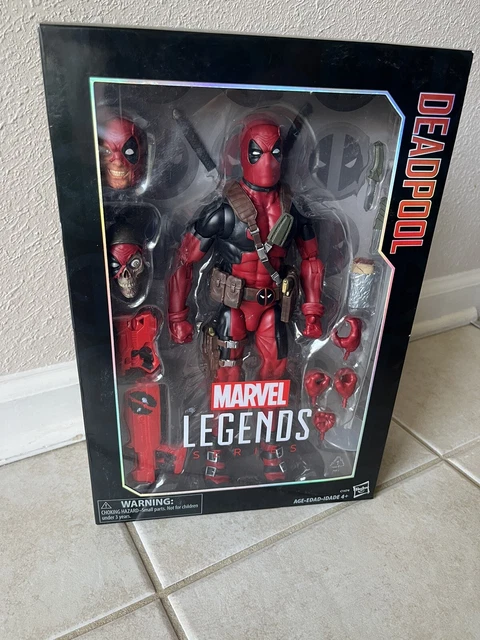 MARVEL LEGENDS 12 inch Deadpool Action Figure Original Classic Red ...