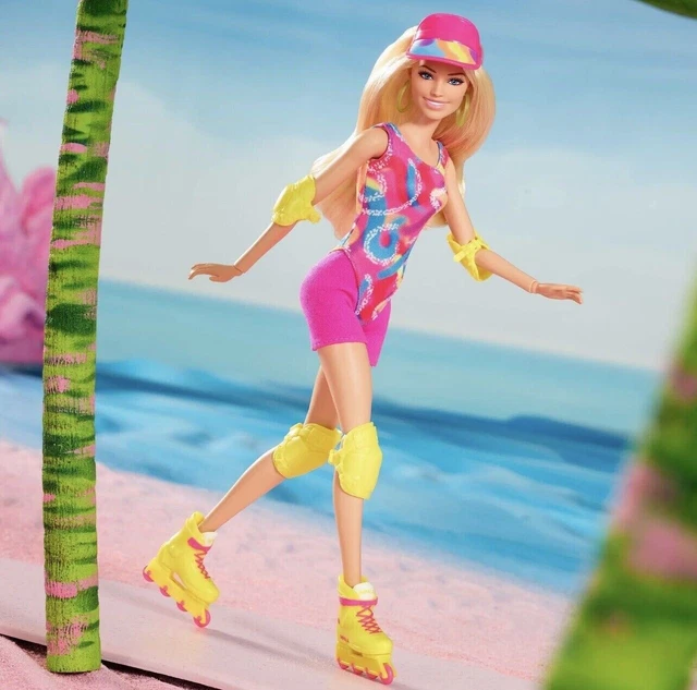 BARBIE THE MOVIE Signature Doll Margot Robbie in Inline Skating Outfit ...