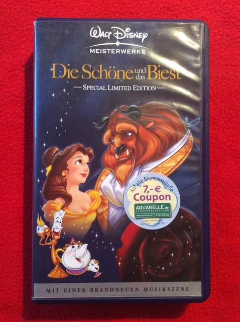 DIE SCHÖNE UND das Biest VHS Disney Meisterwerke - Special Limited Edition EUR 350,00 - PicClick FR