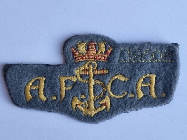 ADMIRALTY FERRY CREW Association (A.F.C.A.) Badge/Patch £12.40 - PicClick UK
