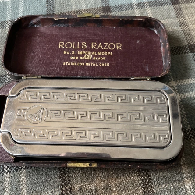 ANTIQUE VINTAGE ROLLS RAZOR No3 IMPERIAL £4.99 - PicClick UK