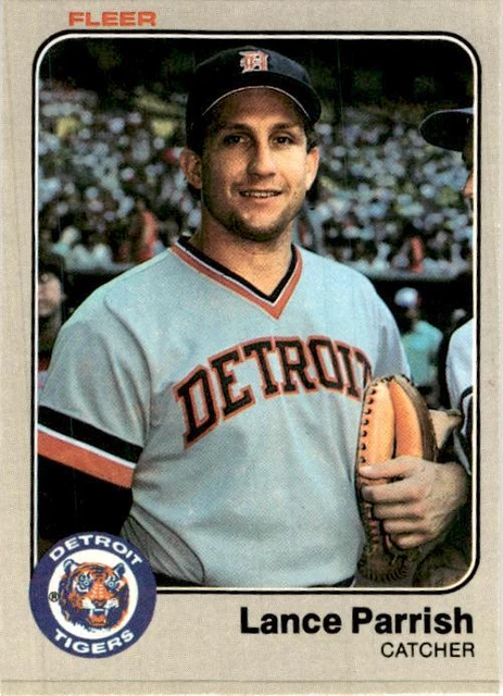 1983 FLEER #337 Lance Parrish Detroit Tigers Vintage Original EUR 2,32 ...