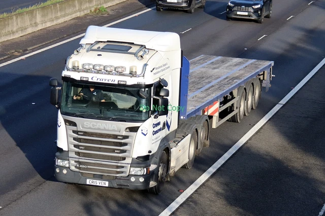 12X8 TRUCK PHOTO CR15 VEN Scania Craven Concrete £4.99 - PicClick UK
