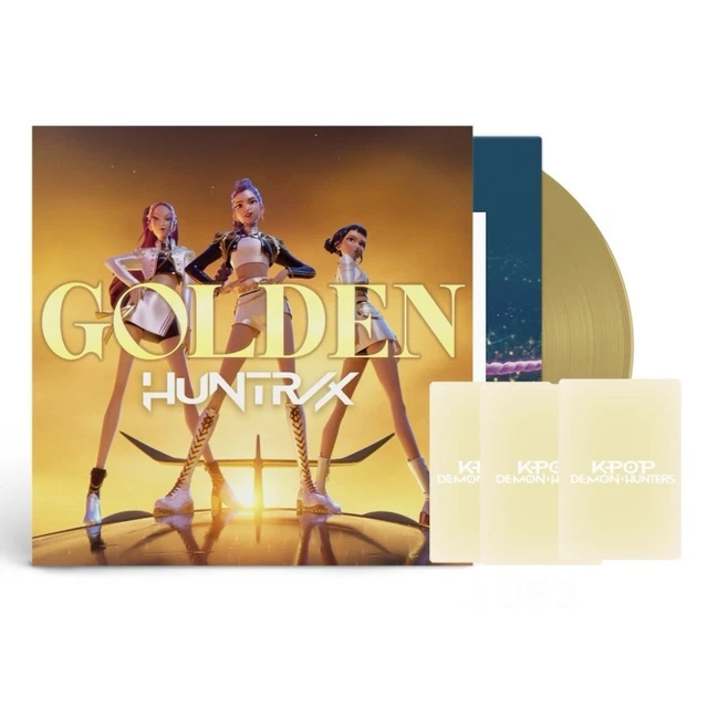 KPOP DEMON HUNTERS - Golden - Netflix GOLD 7” Vinyl Saja Boys & HUNTR/X ...