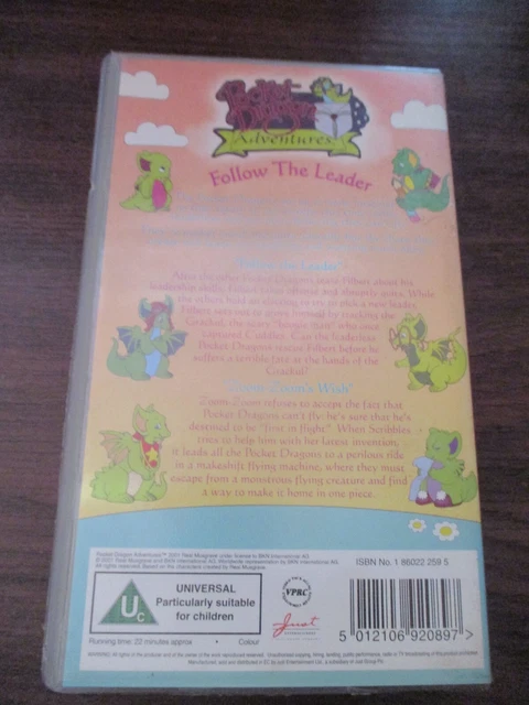 POCKET DRAGON ADVENTURES - Follow the Leader VHS Video Tape (NEW) £4.99 ...