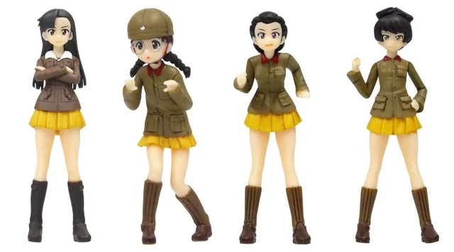 GIRLS UND PANZER Final Chapter Chiba Tan Gakuen 1/35 lot de figurines 3 ...