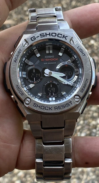 CASIO G-SHOCK G-STEEL Solar Men Watch Gst-S110D-1A Black Gst-S110D-1Adr ...