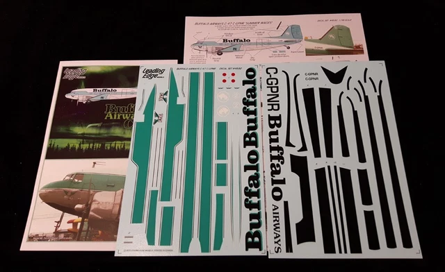 1/48 C47 /DC3 Buffalo Airways model decal set by Leading Edge Models ...