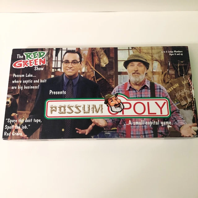 2003 POSSUMOPOLY THE Red and Green Show Monopoly Board Game $29.52 ...