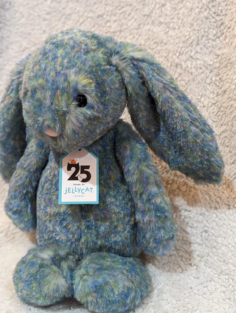 JELLYCAT MEDIUM BASHFUL Luxe Bunny Azure BNWT £30.00 - PicClick UK
