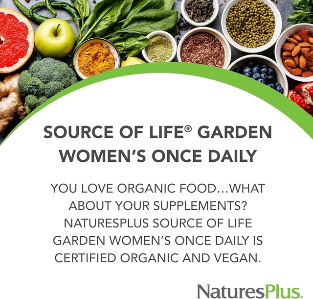 NATURESPLUS SOURCE OF Life Garden Women's Daily - Organic Women ...