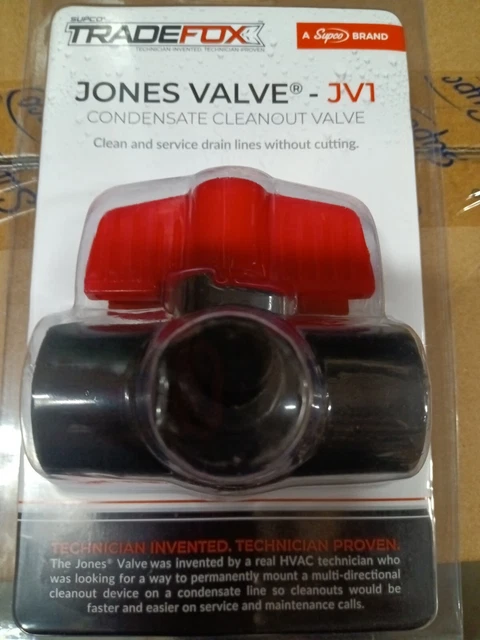 SUPCO JV1 JONES Valve Condensate Drain Blow Out Cleanout Valve $14.99 ...