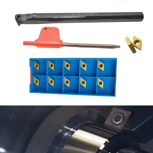 PORTE-OUTIL DE TOURNAGE de tour fiable et économique avec inserts DCM7070204 EUR 26,80 - PicClick FR