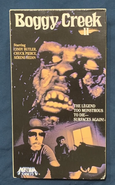 BOGGY CREEK 2 II VHS Video Tape Rare Cult Movie 1983 Legend Monster ...