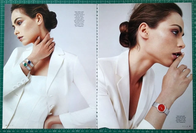 (7 PAGE) 2018 Magazine Print Advertisement DIOR Women Diamond Watch ...