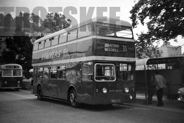 35MM NEGATIVE DEVON General Leyland Atlantean MCW DL888 888ATA c1960s £ ...