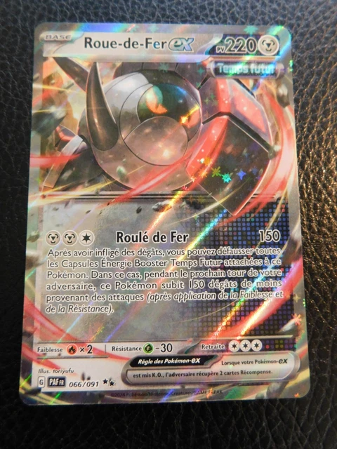 CARTE POKÉMON ROUE-DE-FER Ex 066/091 Destinées de Paldea Ultra Français ...