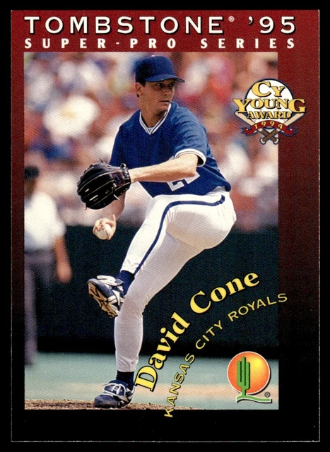 1995 TOMBSTONE PIZZA Super-Pro Series David Cone Kansas City Royals #2 ...