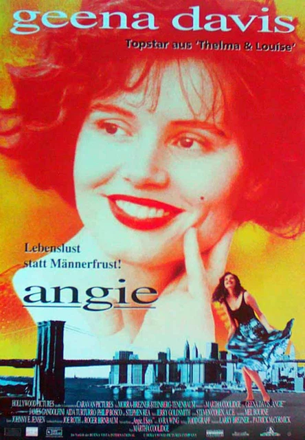 ANGIE - GEENA Davis - James Gandolfini - Filmposter A3 29x42cm gerollt ...