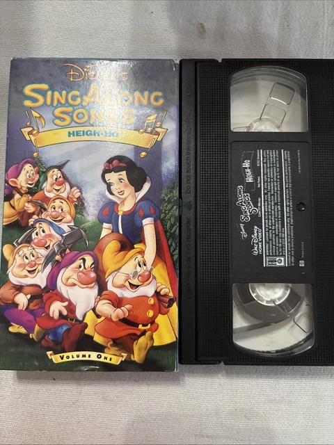 DISNEYS SING ALONG Songs - Snow White: Heigh-Ho (VHS, 1994) $12.24 ...