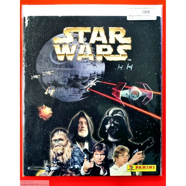 STAR WARS STICKER Album Panini + Comic Bag and Board See Description ...