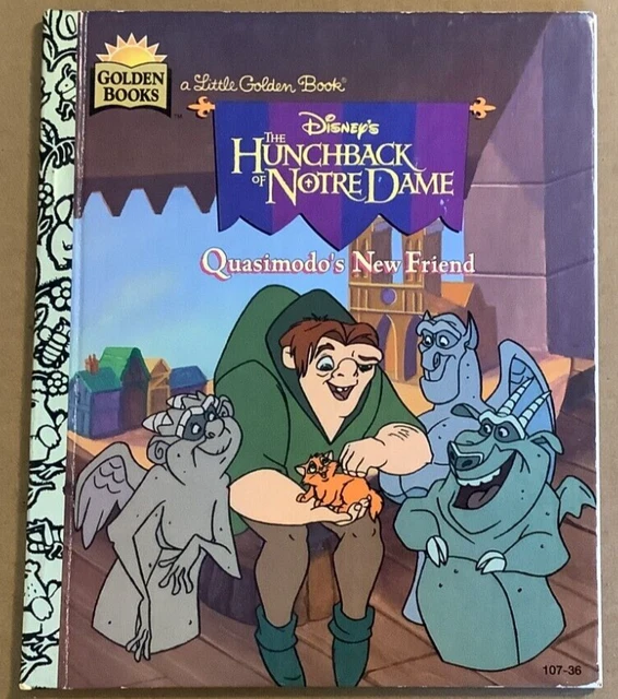 VG 1996 HC Little Golden Book 1st Edition Disney Hunchback Notre Dame J ...