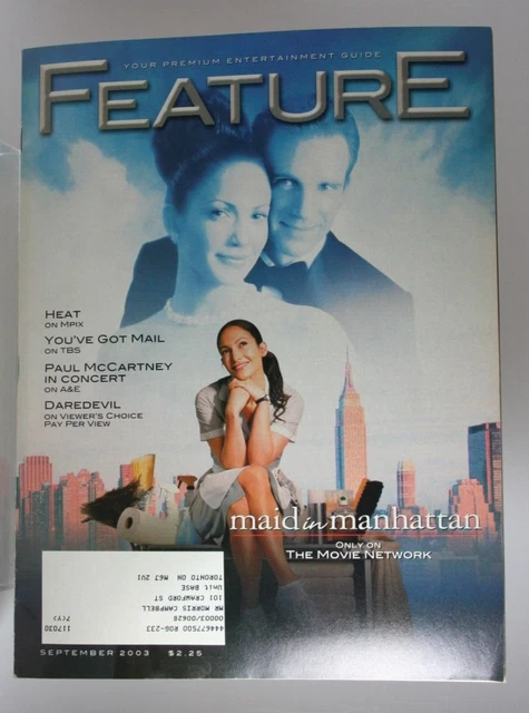 FEATURE MAGAZINE 2003 J. LO HEAT You've Got Mail Paul McCartney ...