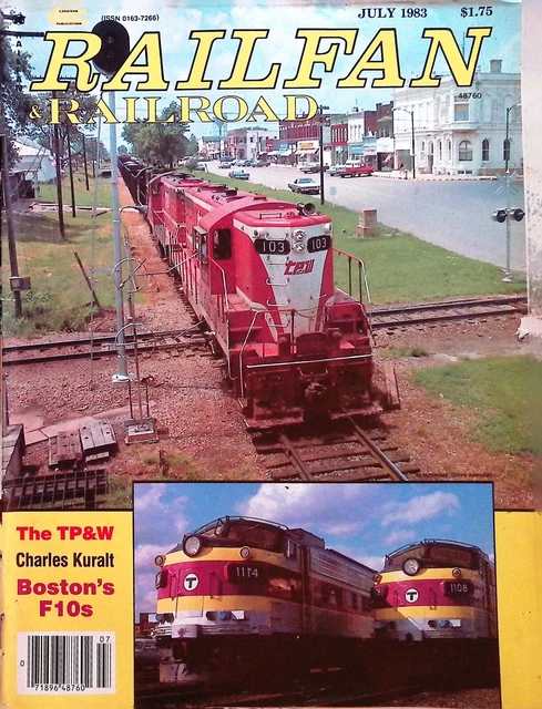 RAILFAN & RAILROAD Magazine July 1983 Boston's Reincarnated F-Units £5.53 - PicClick UK