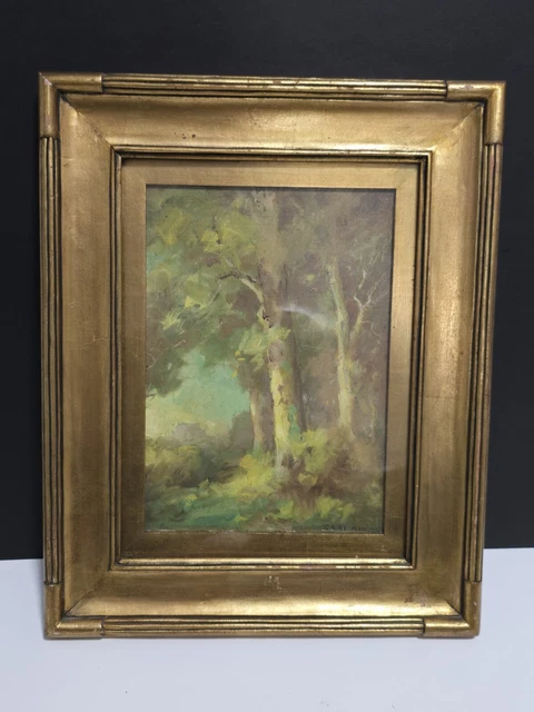 RARE: CARL H. Ahrens - Original Landscape Oil By Noted Canadian Artist ...