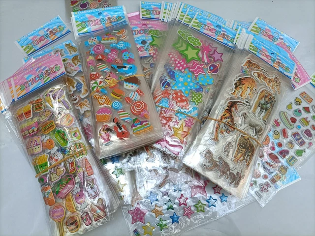 1 SHEET RANDOM Kids Stickers Gift Teacher Rewards Children Crafts Kids ...